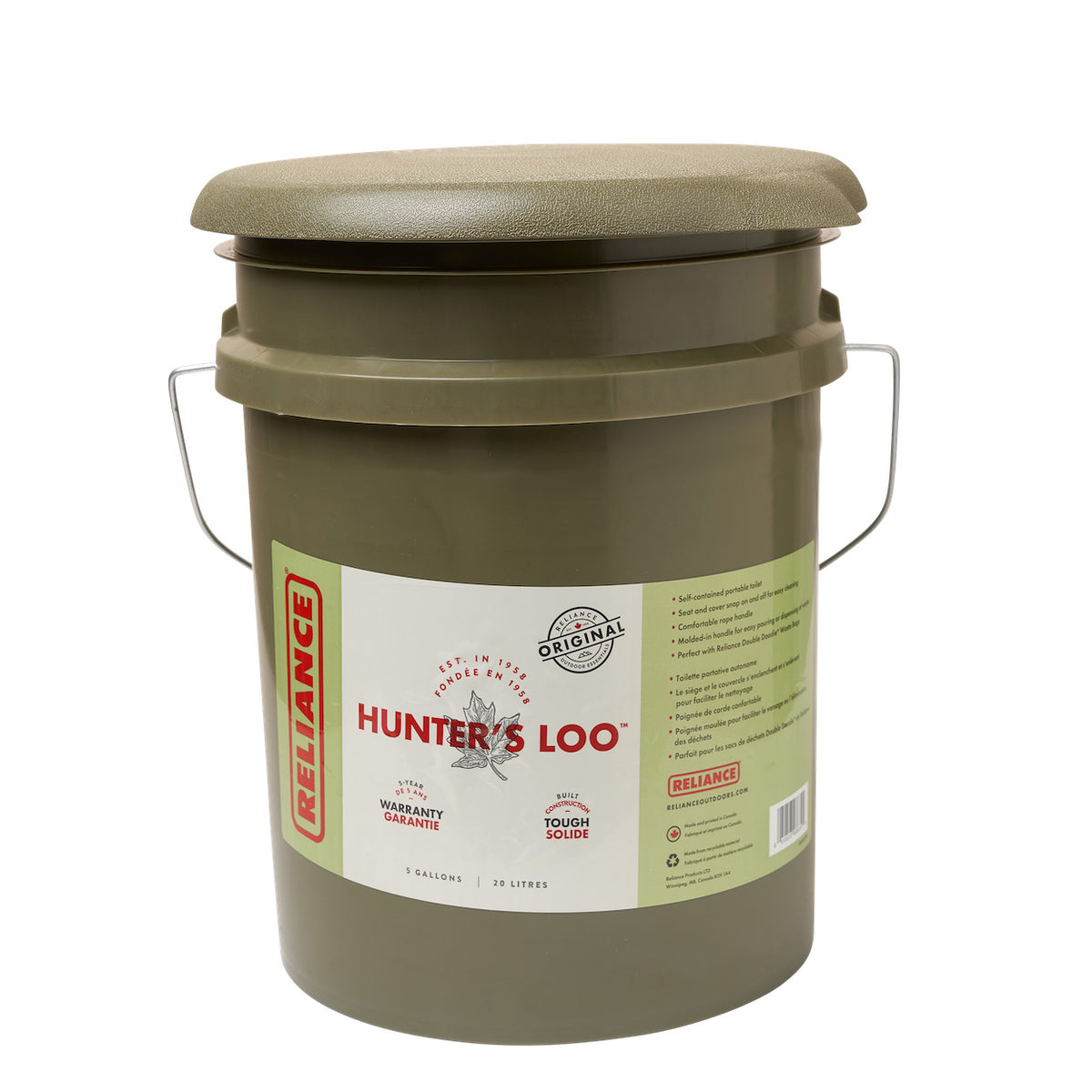 Hunter's Loo Portable Toilet – Reliance Outdoors