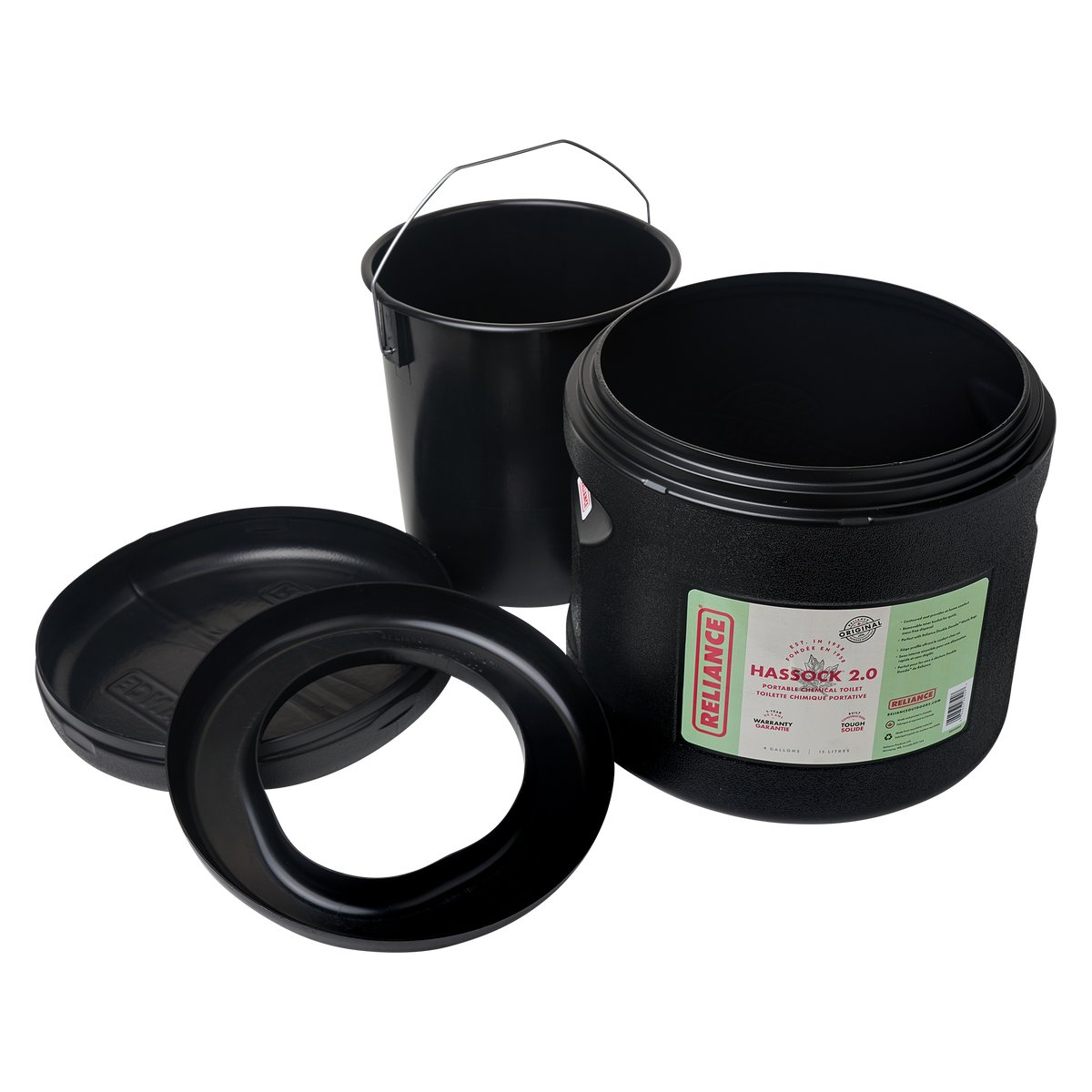 Hassock 2.0 Portable Toilet – Reliance Outdoors